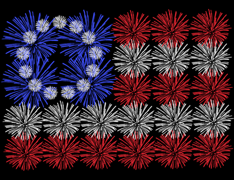 The Colors of Fireworks – Onward American